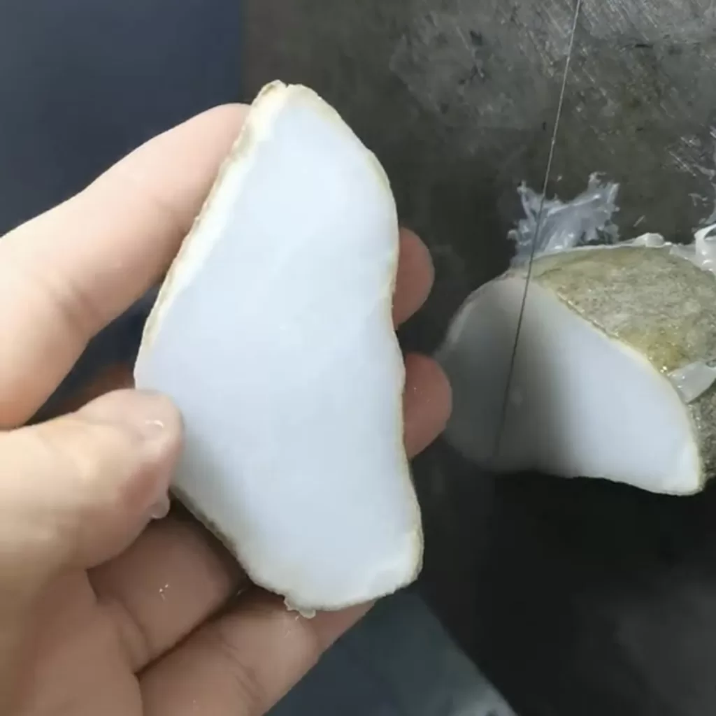 Machine de découpe de pierres précieuses --- scie à fil diamanté sans ...